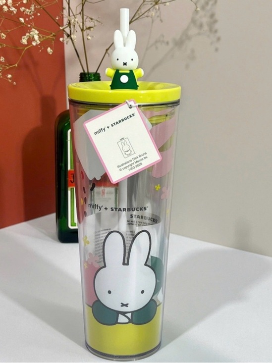 Starbucks | Dining | Nwt Starbucks X Miffy 226 Collab Clear Cold Cup ...